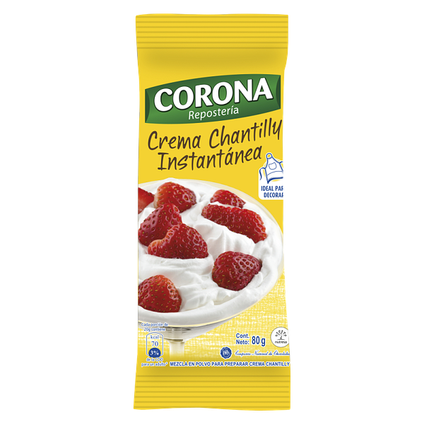 Crema Chantilly En Polvo Corona